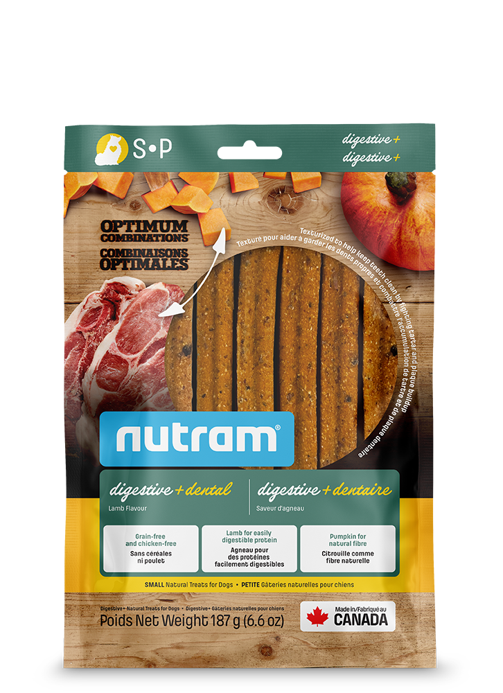 Nutram bâtonnets dentaires digestive + dentaire (produit du Canada ...